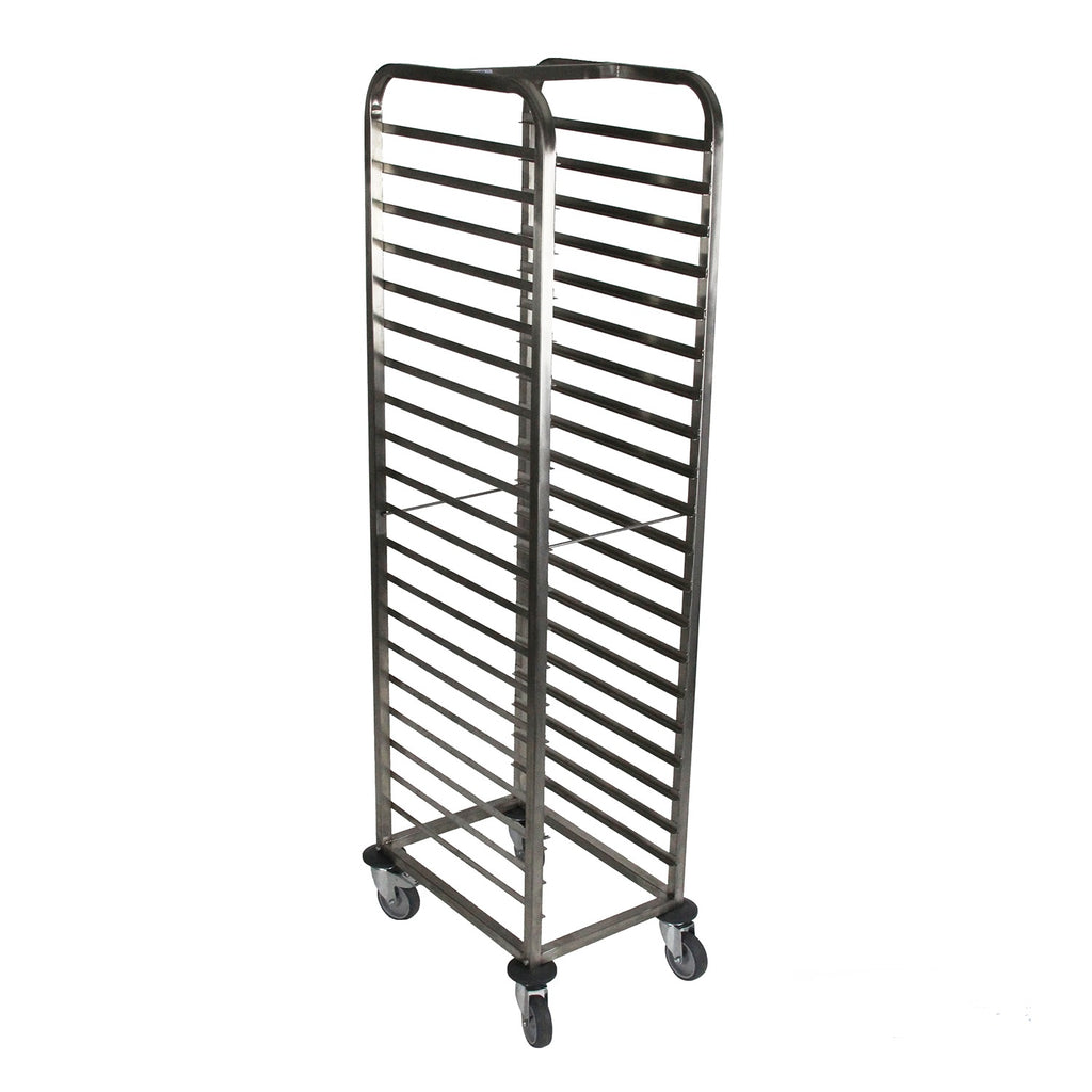 Fully Welded 20 level Euronorm / Bakery Racking Trolley – Stored & Handled