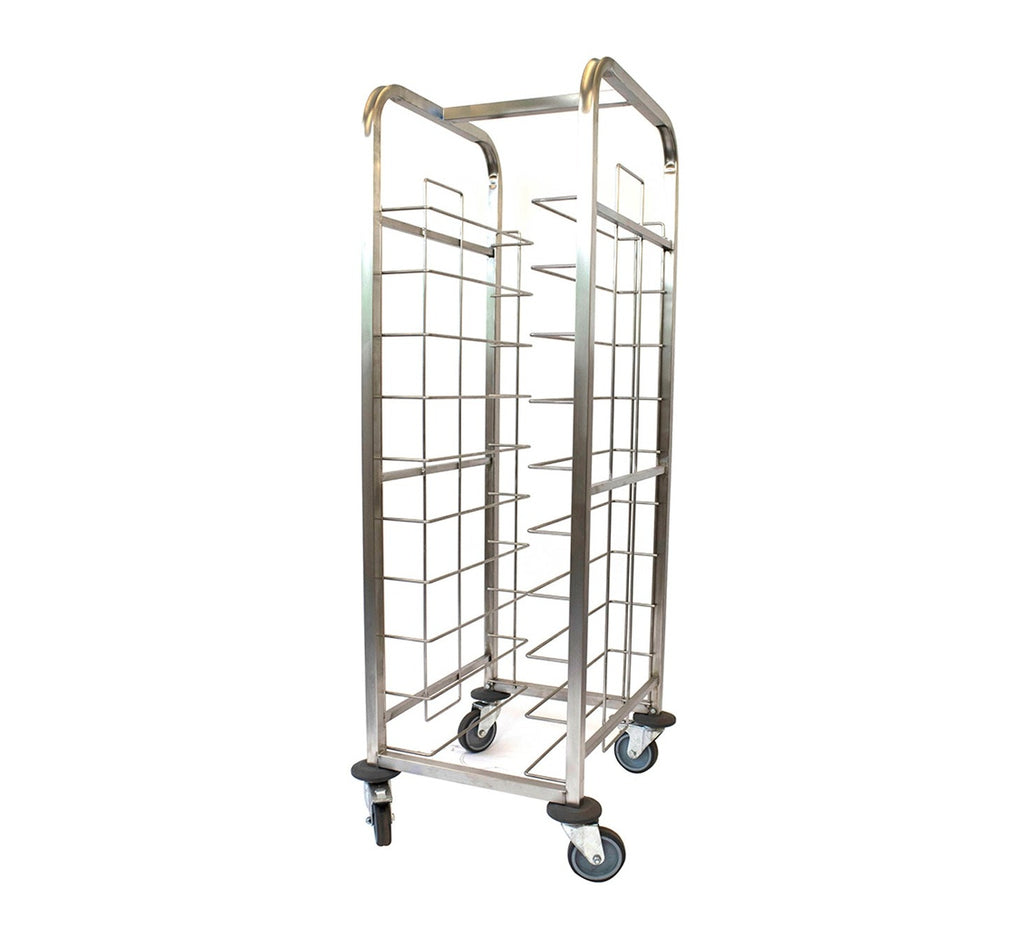 Fully Welded Stainless Steel 10 Level Clearing Trolley – Stored & Handled