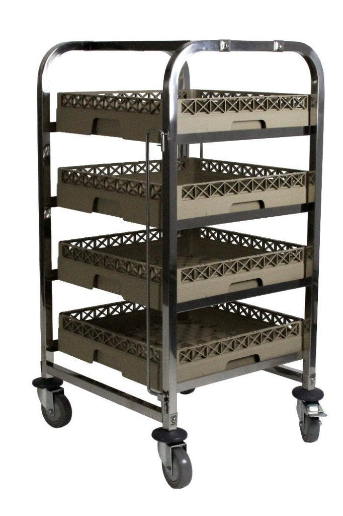 4 Level Dishwasher Trolley – Stored & Handled