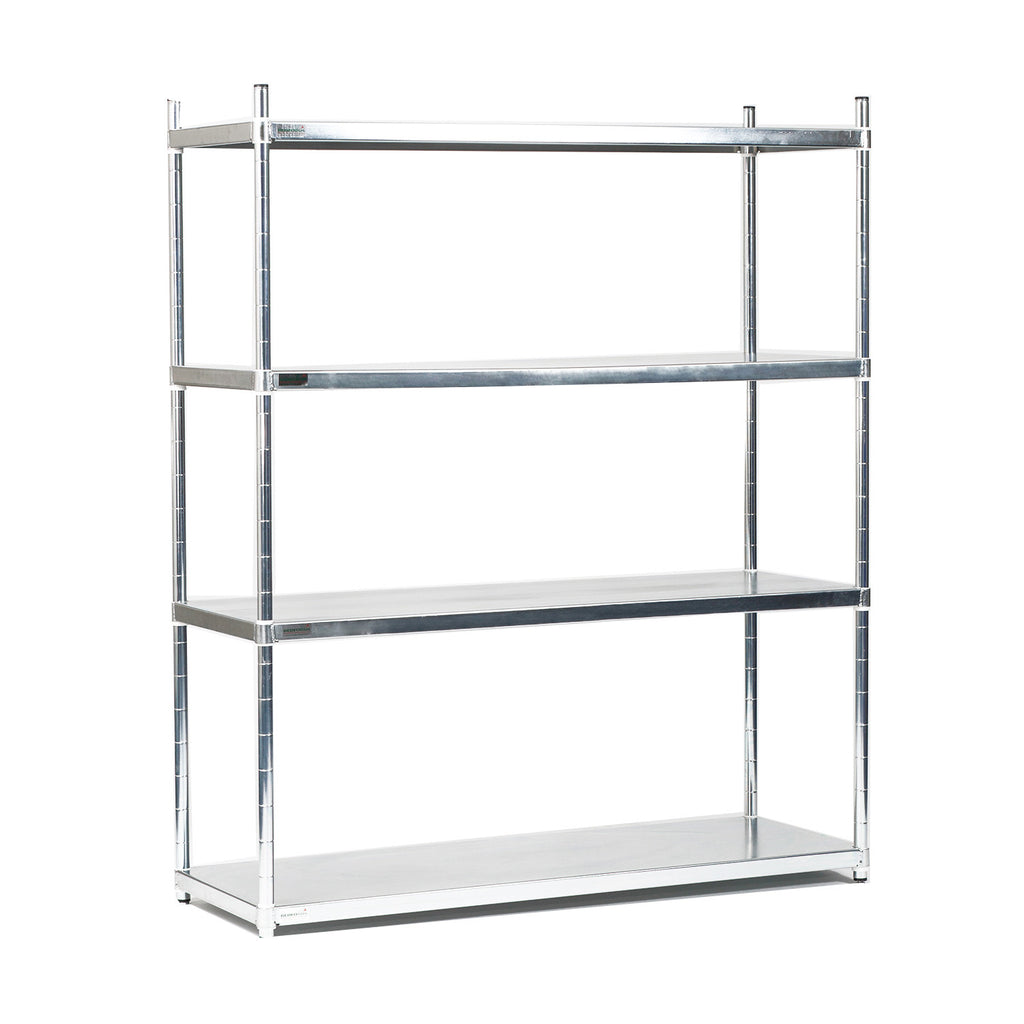 Stainless Steel 304g 4 Tier Solid Unit (1700mm High) – Stored & Handled